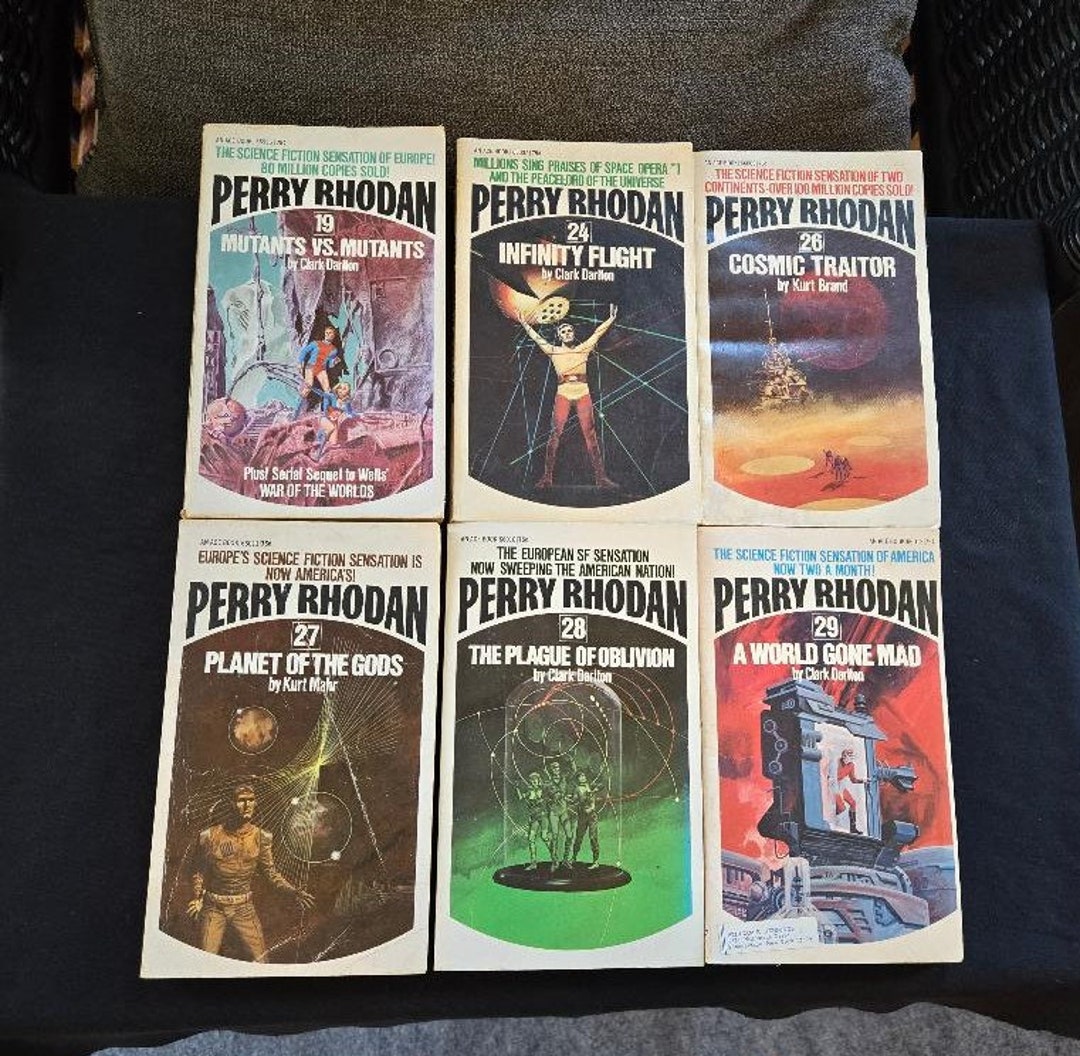 Vintage 1970s Perry Rhodan Ace Paperback Science Fiction Books: Volumes ...