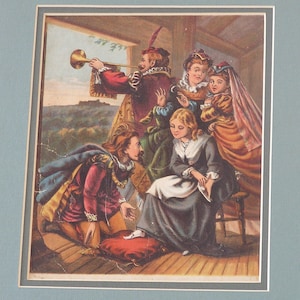 1870's Original Cinderella Chromolithograph Print #2 Aunt Louisa's ...