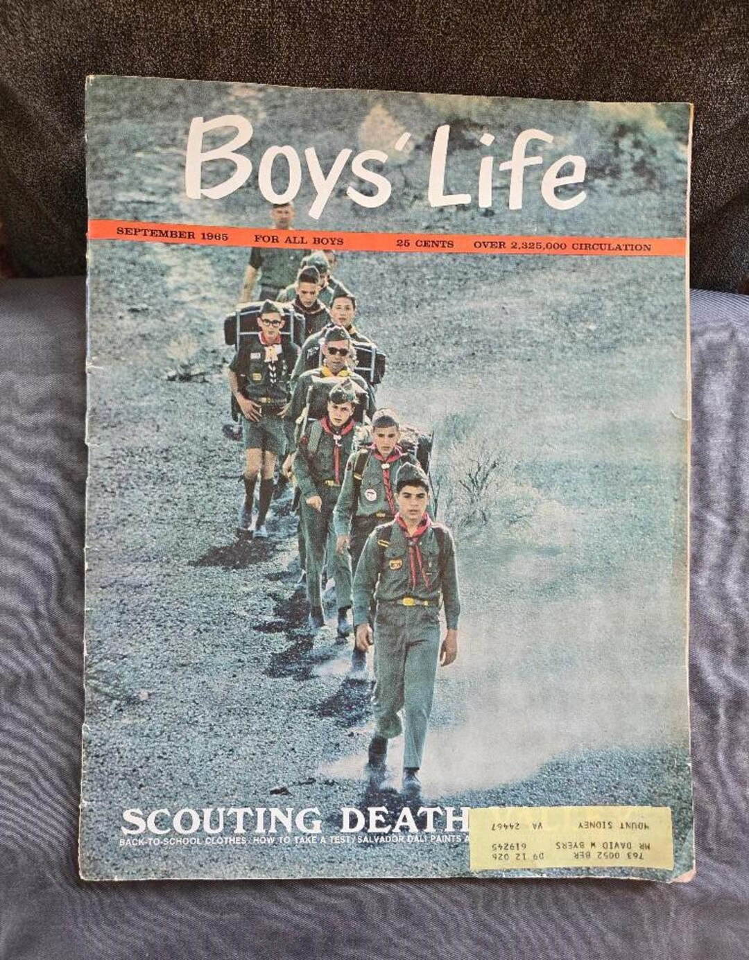 Vintage Boy's Life Magazine Sept., 1965, Death Valley Cover, MCM ...