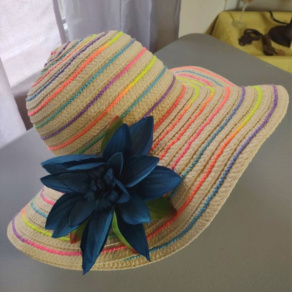 Vintage Beach Hat - Etsy