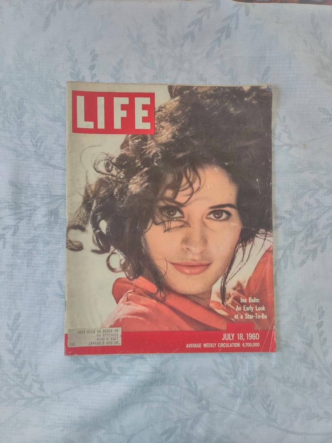 Vintage Life Magazine July, 1960, Ina Balin Cover, Olympic Pictorial ...