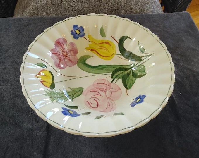 Blue Ridge Southern Potteries Garden Lane Pattern 2947 Fluted Vegetable ...