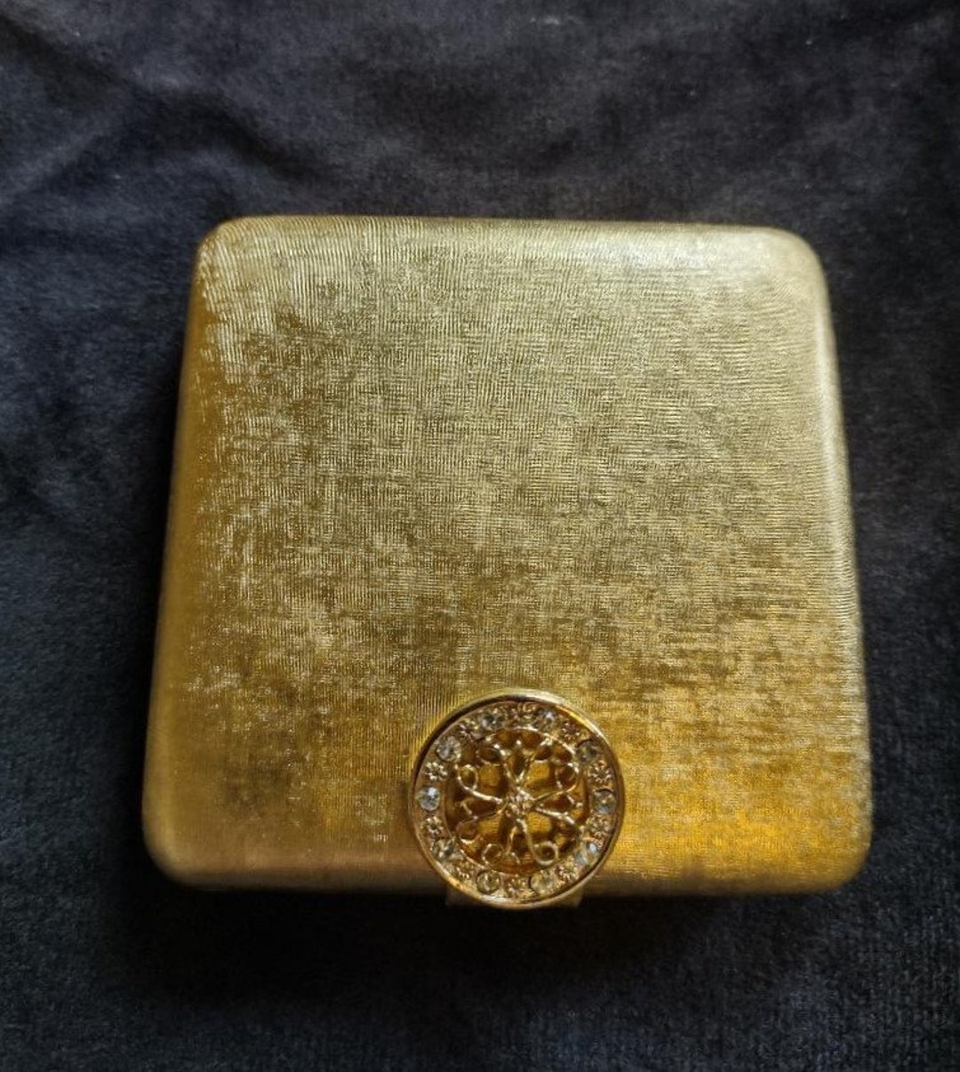 Vintage Avon Imperial Jewel Compact, Unused With Original Gold Pouch ...