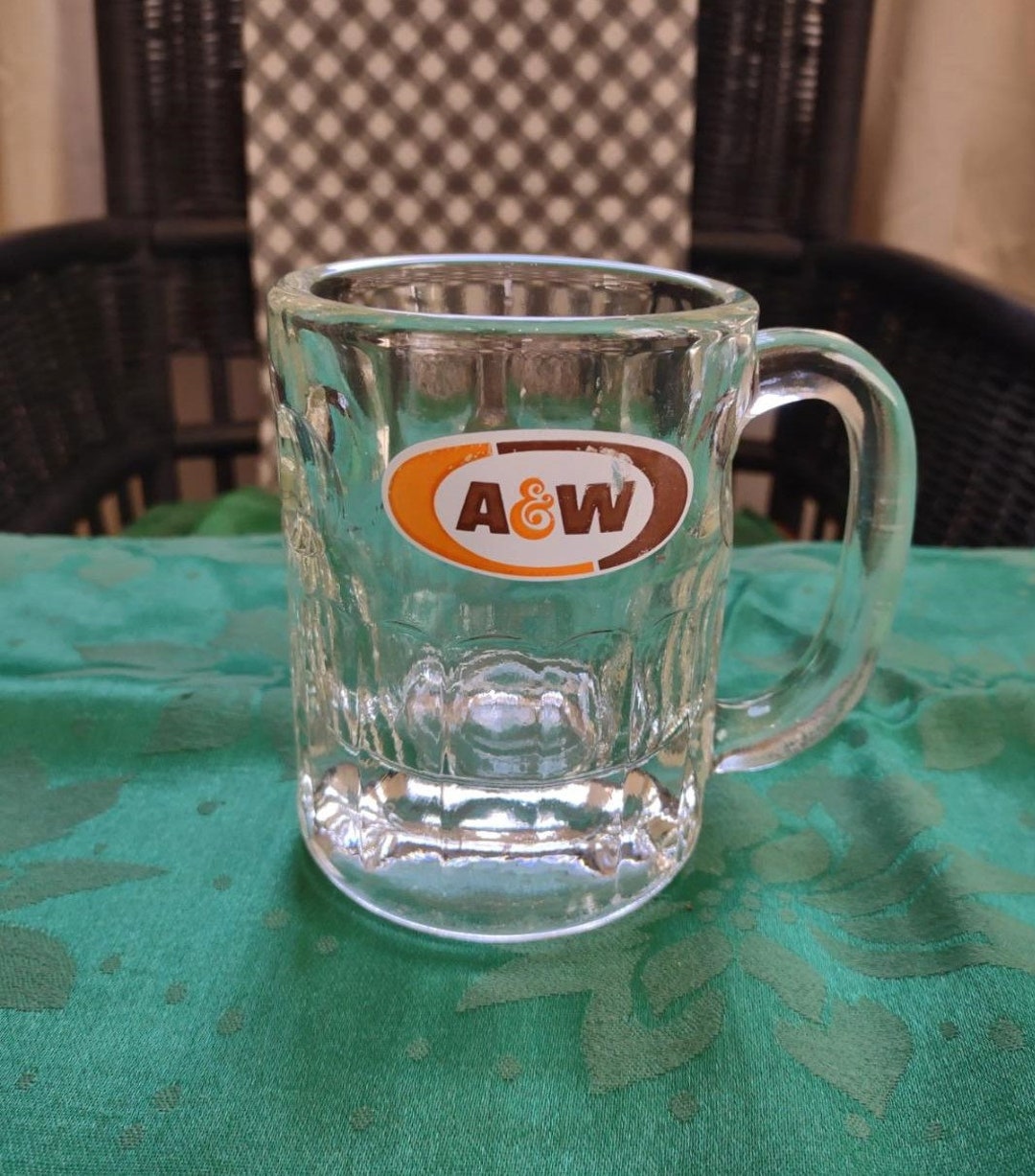 1960's A&W Root Beer Mug - Vintage Soda Pop Advertising - Original 4 ...