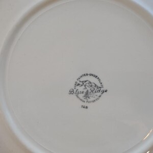 Blue Ridge Southern Potteries Oval Relish Bowl & Plate, Vintage 1920's ...