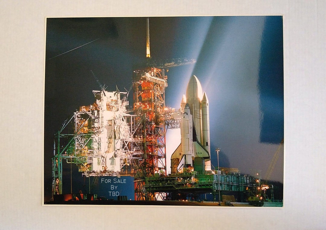 Vintage 1980s NASA Space Photo F-002 Time Exposure Space Shuttle 16 X ...