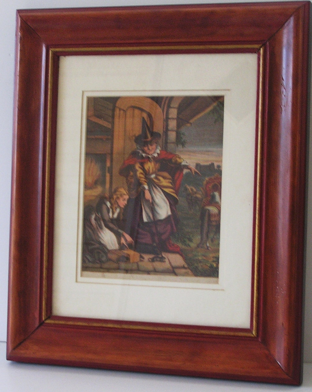 1870's Original Cinderella Chromolithograph Framed Print #6 Aunt Louisa ...