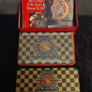 Vintage Winston Cup 25th Anniversary Matchbook Set in Collector's Tin ...