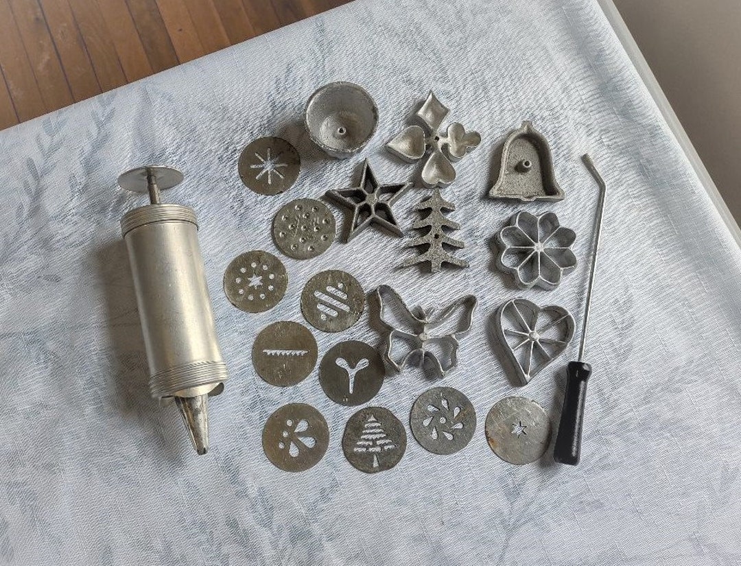 Vintage Ateco Cookie Press & Hirco Patty-pac Molds: 1950s Kitchen ...