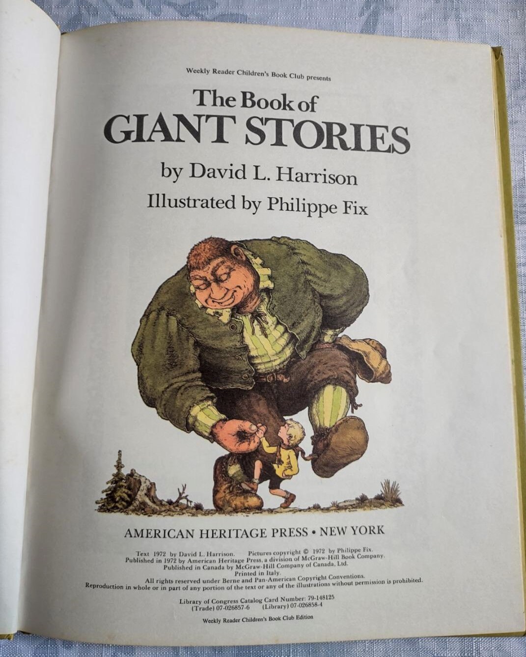 Vintage the Book of Giant Stories 1972 1st Edition by David - Etsy