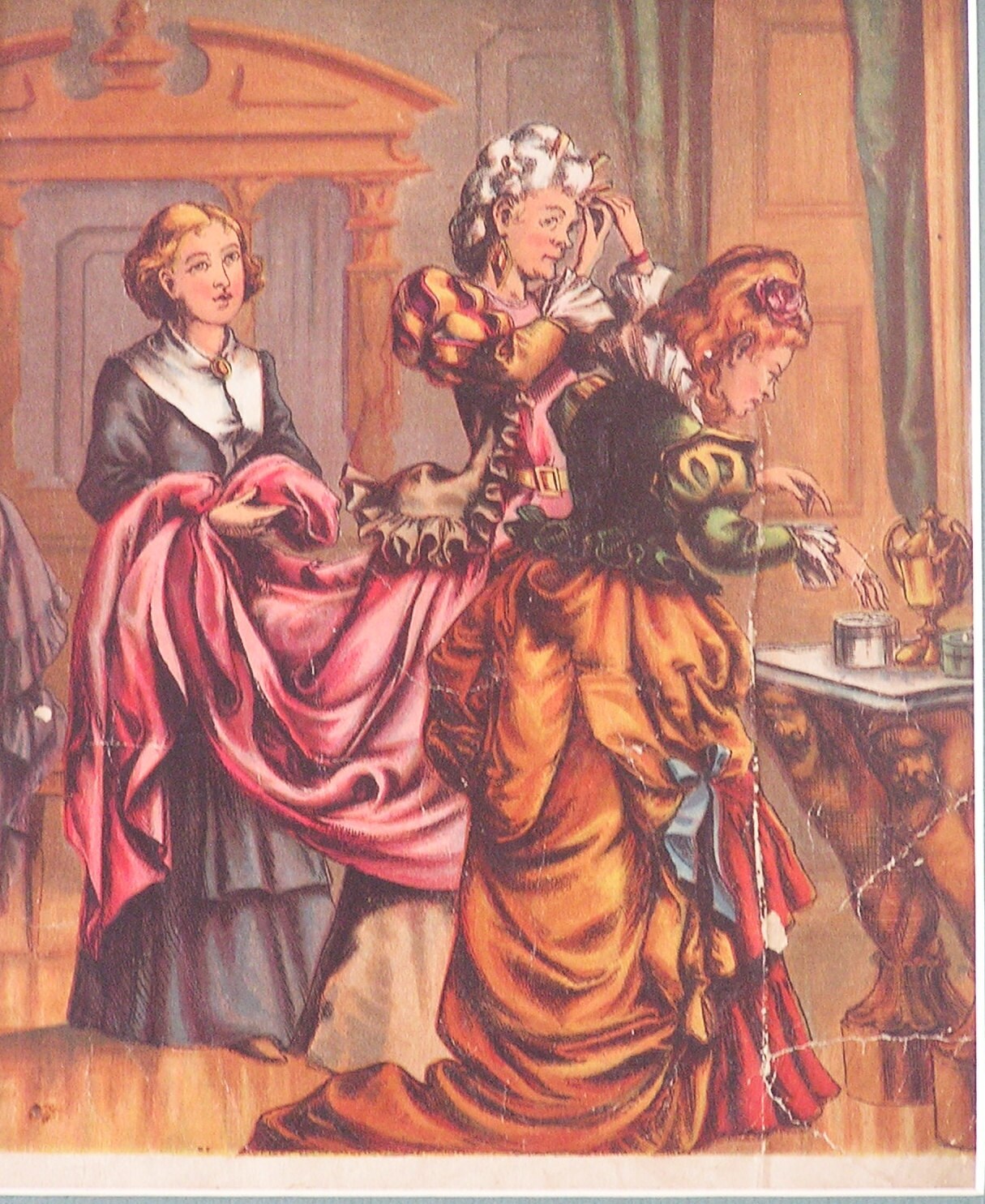 1870's Original Cinderella Chromolithograph Print #3 Aunt Louisa's ...