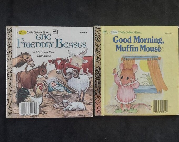 Vintage First Little Golden Books, the Friendly Beasts, A Christmas ...