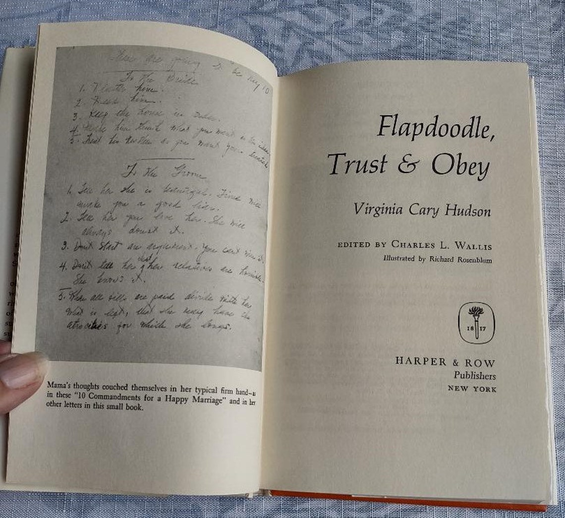 Flapdoodle, Trust & Obey: 1966 1st Edition Vintage Humor Book - Etsy