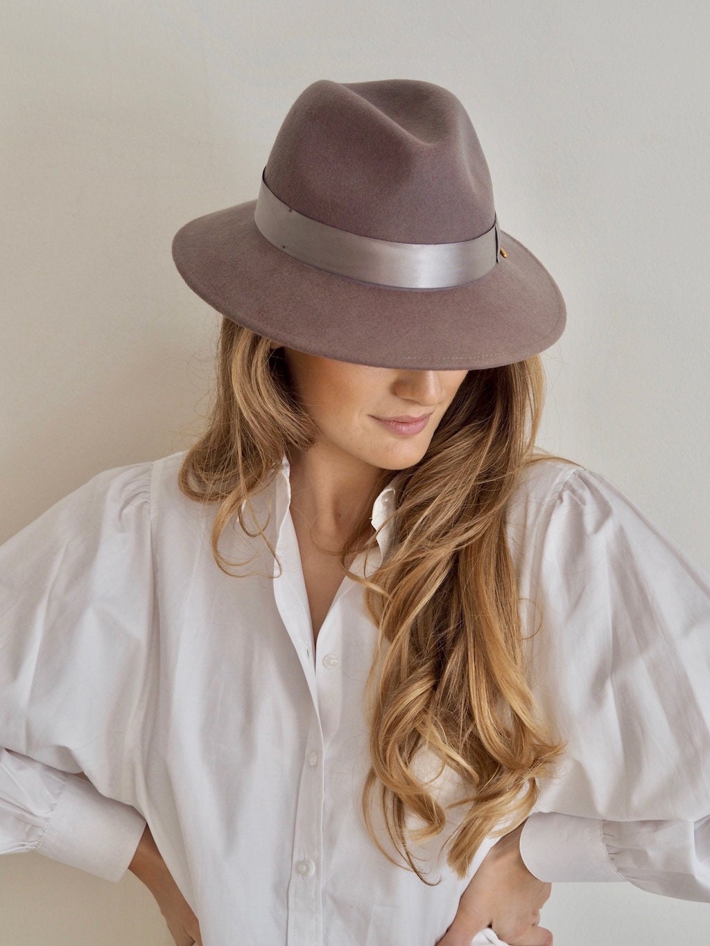 Grey City Trilby - Etsy
