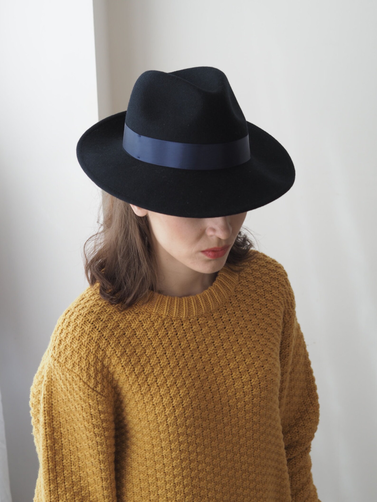 Navy City Trilby - Etsy