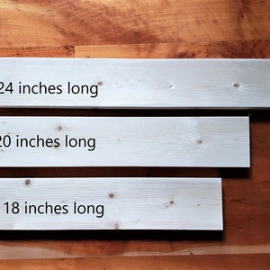 Wood Rectangle Sign Boards, Unfinished, Set of Five, 18 - 24 Inches ...