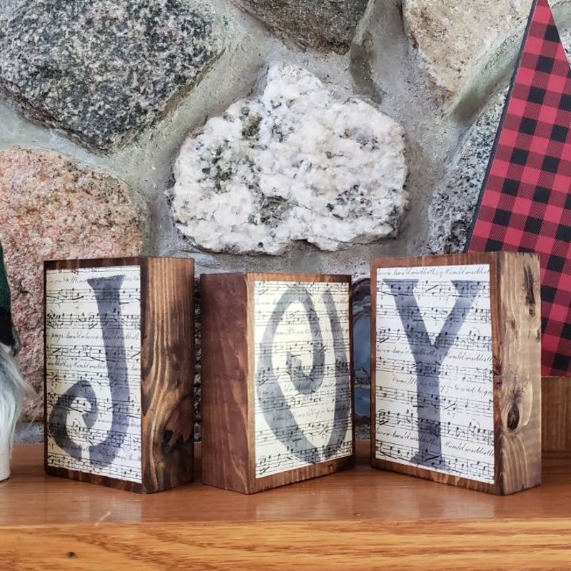 Christmas Blocks - Etsy