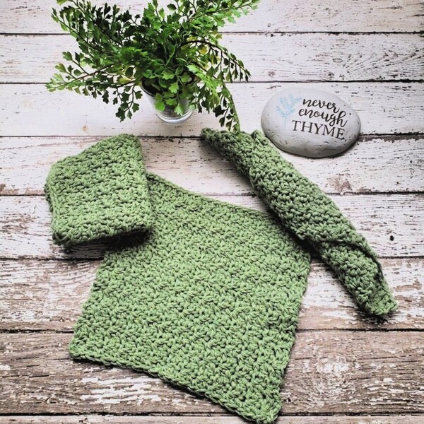 Green Dish Cloth - Etsy