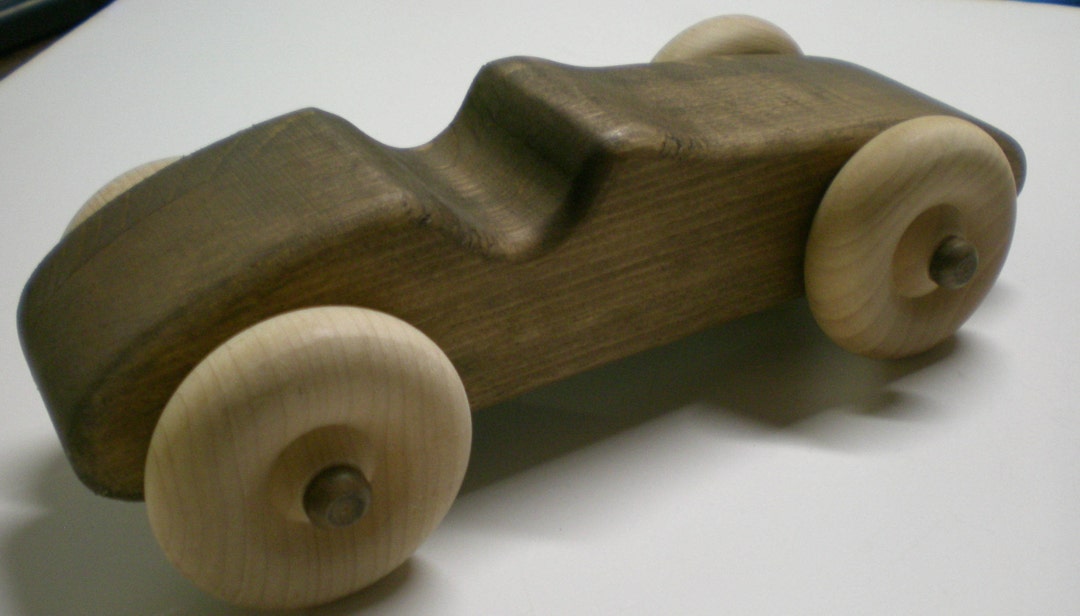 Classic Wood Racer Toy Car - Etsy
