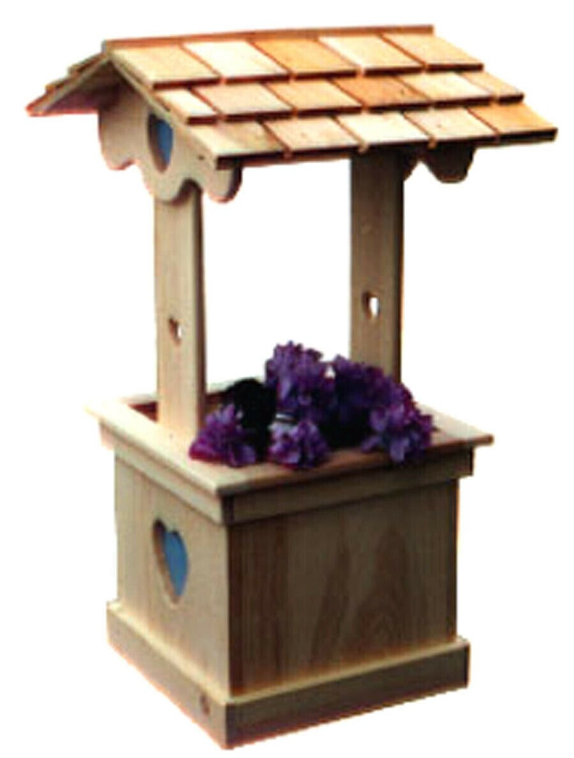 Blueprint Plan to Make Backyard Wishing Well Planter - Etsy