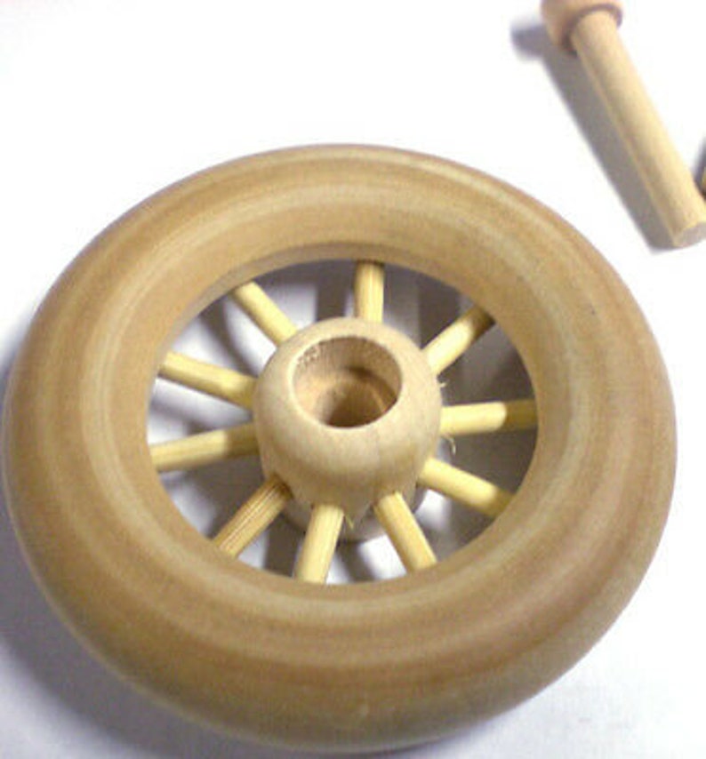 4 Spoked Wood Toy Wheels 2-1/2 Inch Diameter With Axle Pegs - Etsy