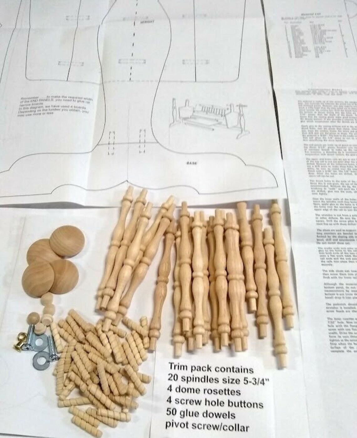 BLUEPRINT Plan DOLL CRADLE Woodworking Plan & Spindles to Make a Doll ...