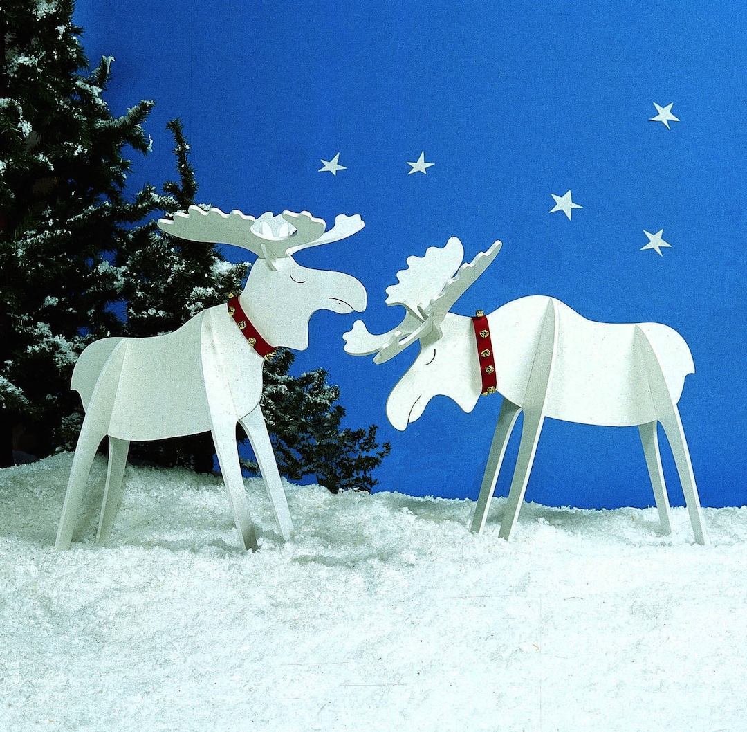 Large Moose Woodworking Blueprint Plan - Etsy