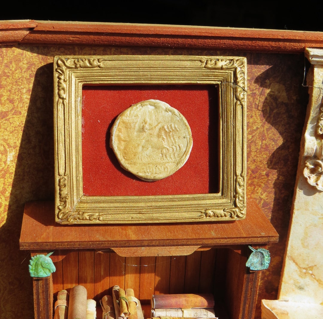 Framed Archeological Relic Roman Bas-relief Sculpture Shard - Etsy