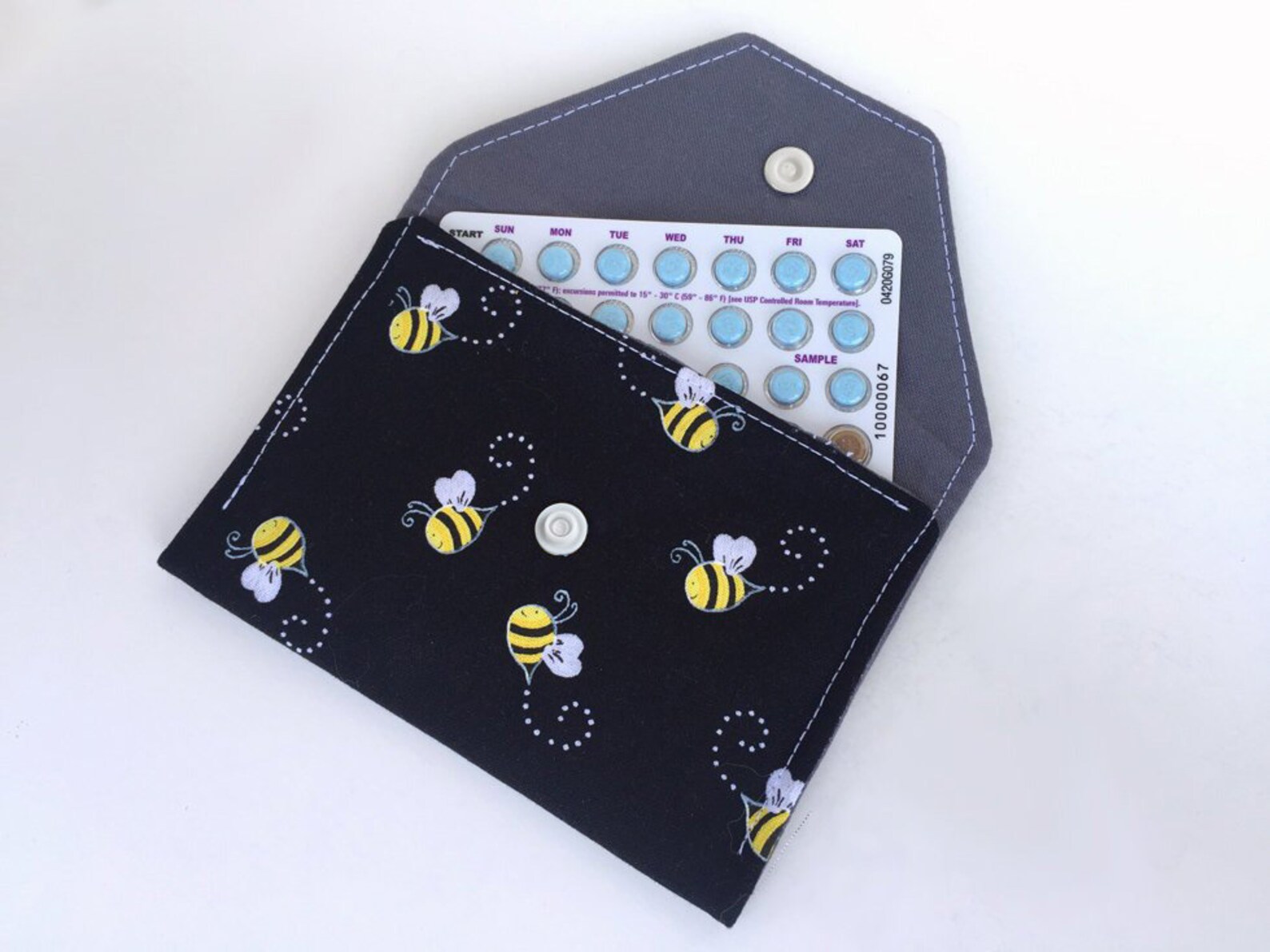 Birth Control Case / Pill Cozy Birth Control Pill Pack / ID - Etsy