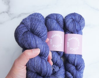 Electric Orchid Hand Dye Yarn Fingering Singles | Etsy