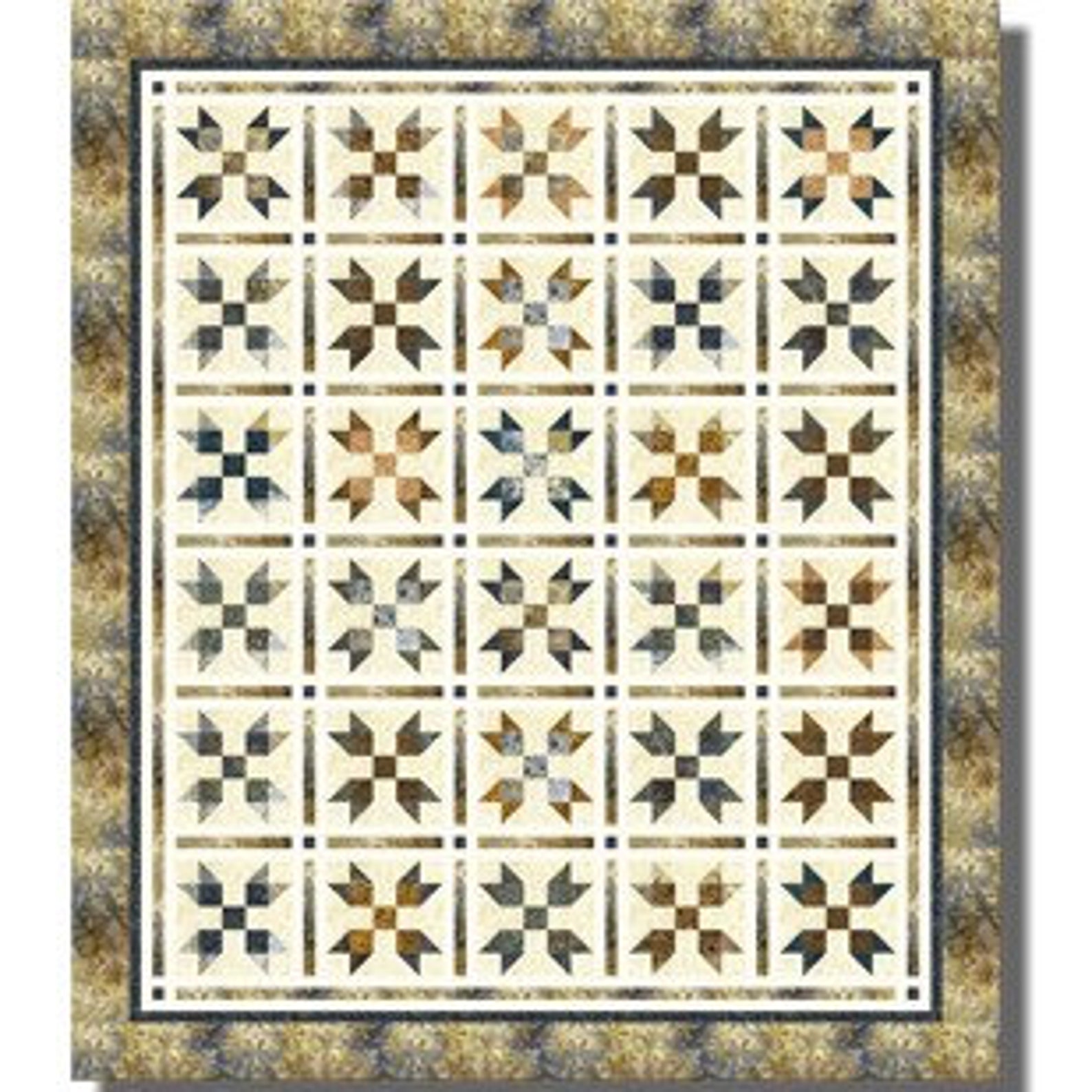 NOCTURNE bel Canto Step 6 B.O.M. Quilt Pattern by Daniela Stout for ...