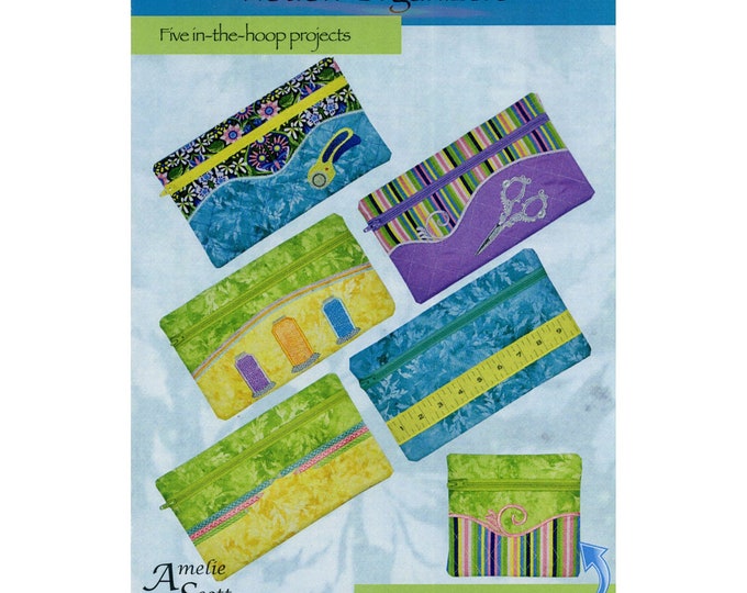 NOTION ORGANIZERS Five in the Hoop Embroidery Pattern Projects Amelie ...