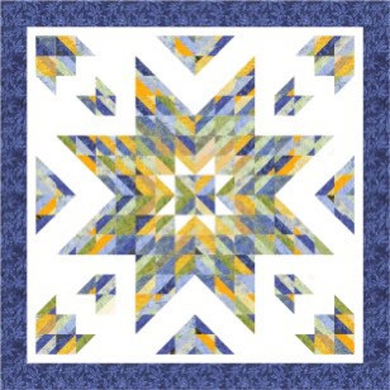ALMOST ALONE STAR Quilt Pattern Daniela Stout Cozy Quilt | Etsy