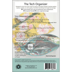 THE TECH ORGANIZER Sewing Pattern - Around the Bobbin - ATB198 - 7 ...