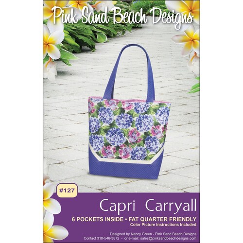 BARBADOS BAG Sewing Pattern Pink Sand Beach Designs 120 - Etsy