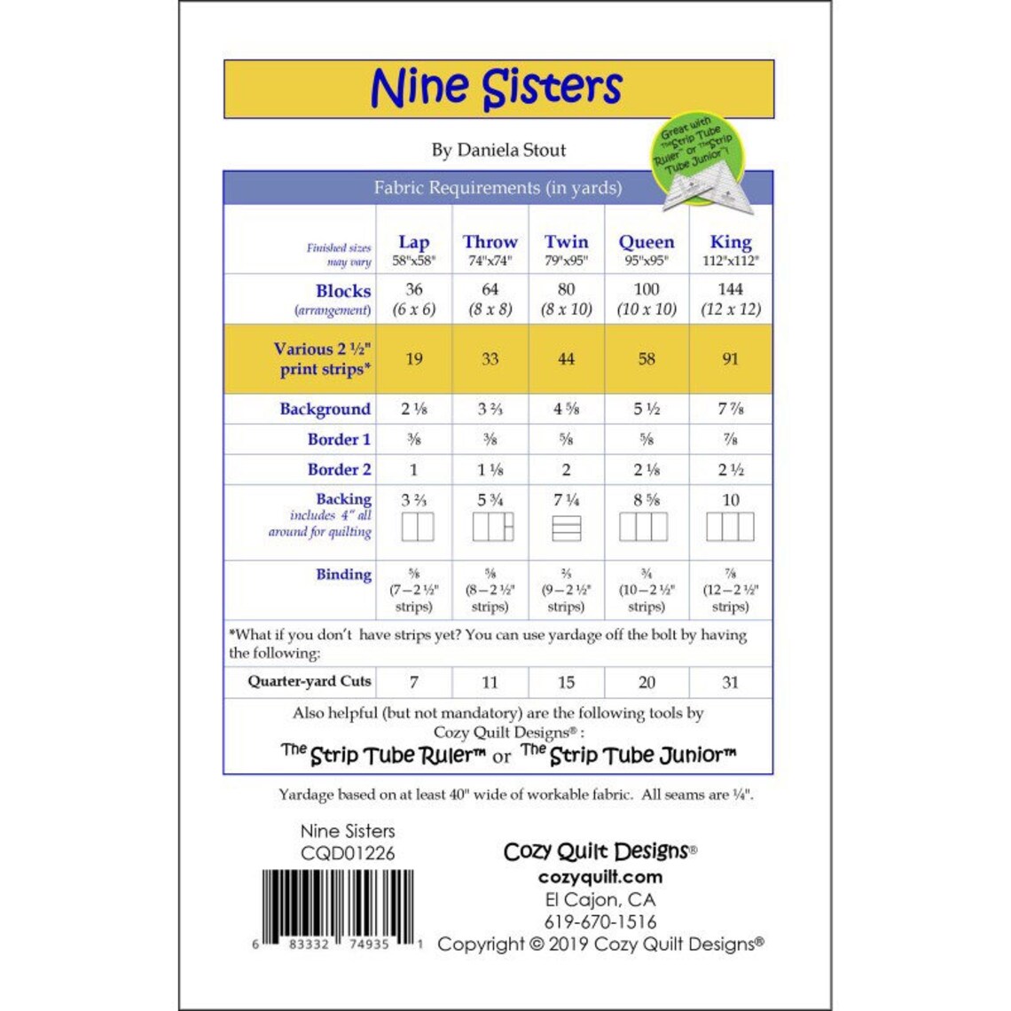 NINE SISTERS Quilt Pattern Daniela Stout Cozy Quilt - Etsy Israel