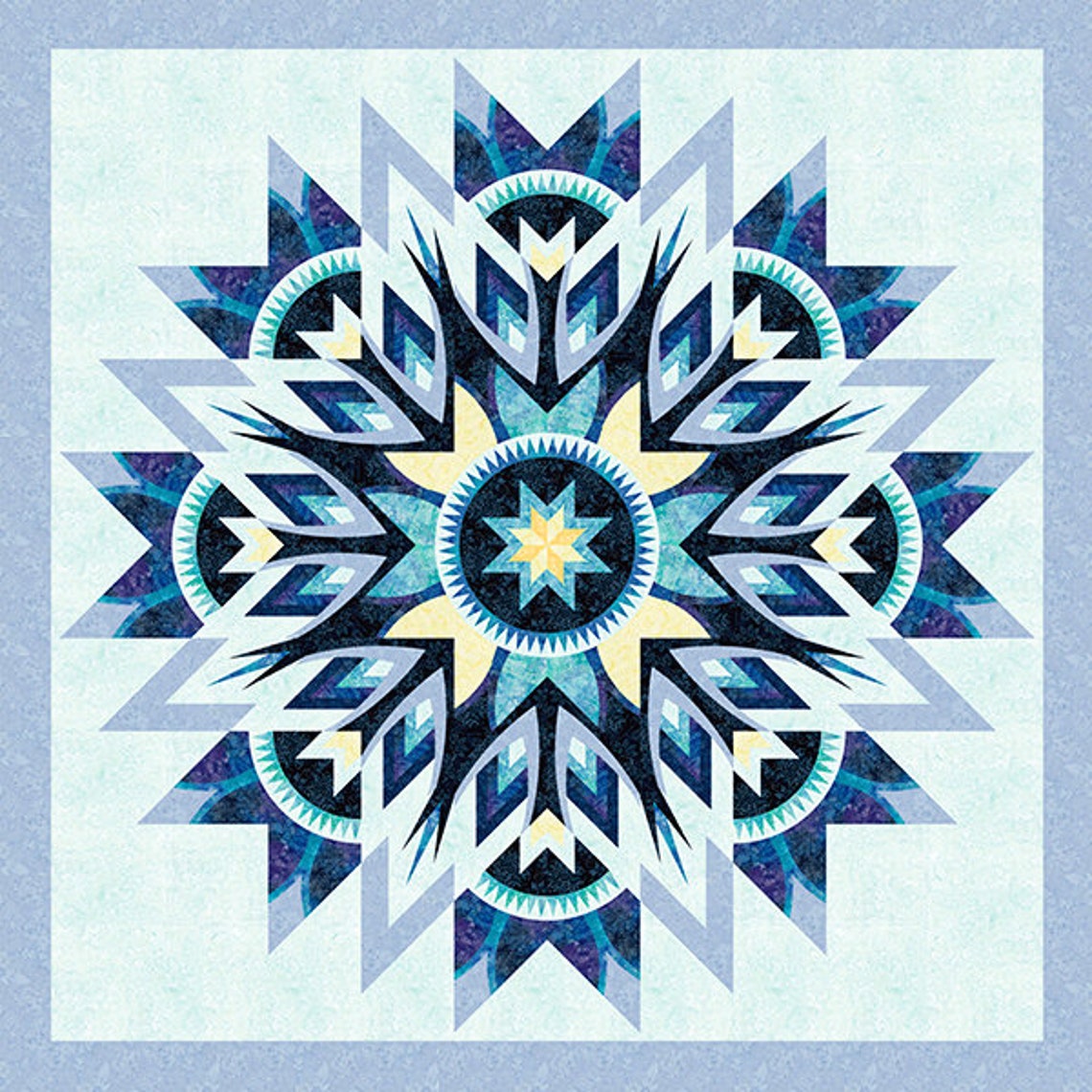 AMETHYST Foundation Paper Piecing Quilt Pattern Judy - Etsy