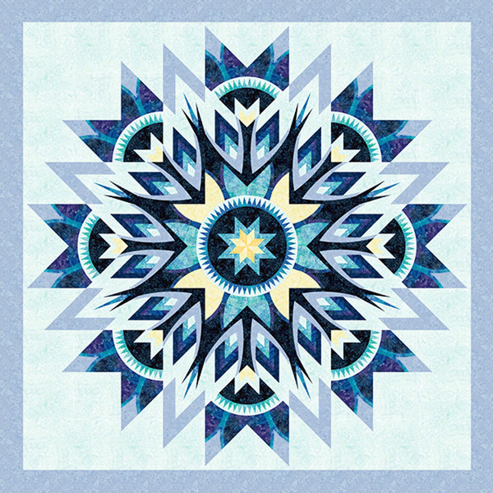 AMETHYST Foundation Paper Piecing Quilt Pattern Judy | Etsy