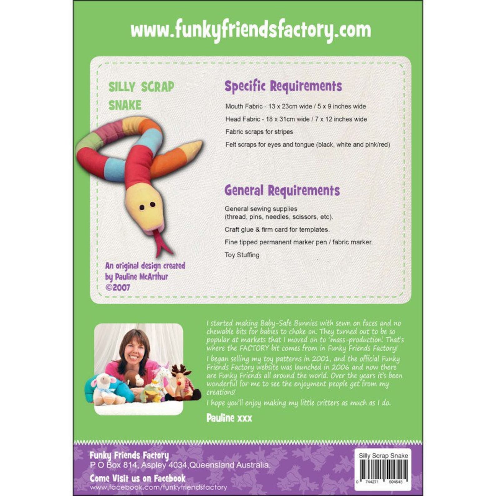 SILLY SCRAP SNAKE Stuffed Animal Toy Sewing Pattern - Etsy