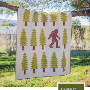 LEGENDARY Quilt Pattern - Elizabeth Hartman - EH025 - Bigfoot Sasquatch ...