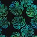 Michael Miller - Monstera Leaves Nite - Tropical Batik - BT8512-NITE-D ...