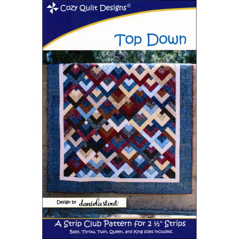 TOP DOWN Quilt Pattern Daniela Stout Cozy Quilt Designs - Etsy