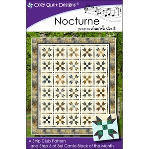 NOCTURNE (bel Canto Step 6) B.O.M. Quilt Pattern by Daniela Stout for ...