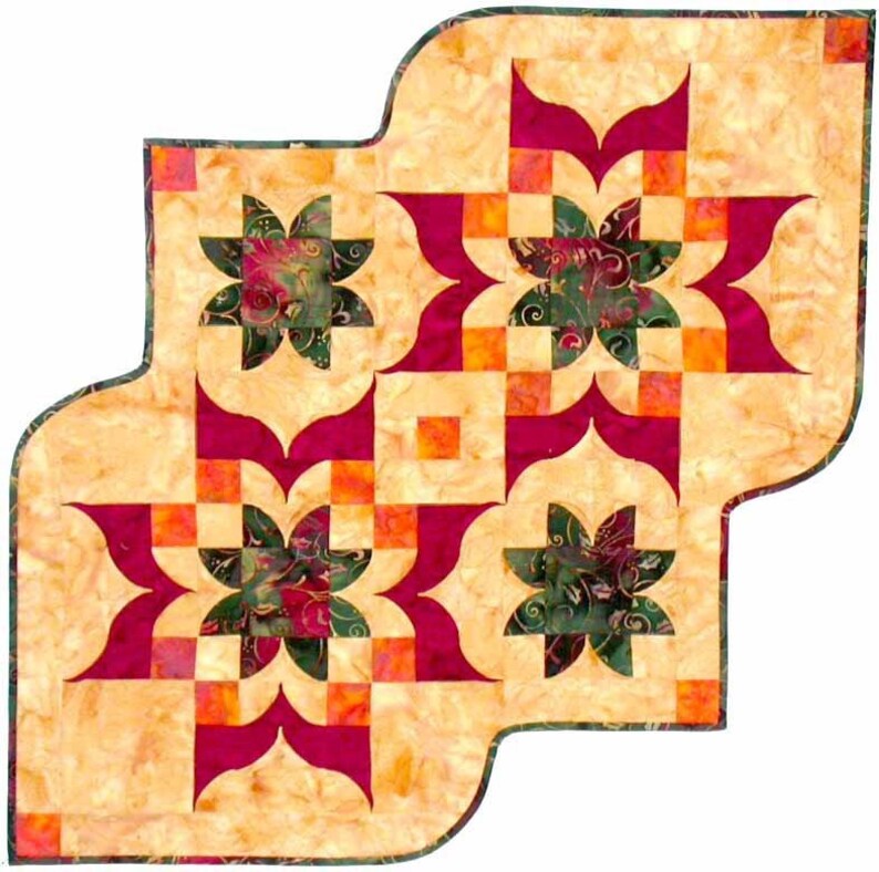 VICTORIAN TABLE RUNNER Sewing Pattern - Southwind Designs - Annette ...