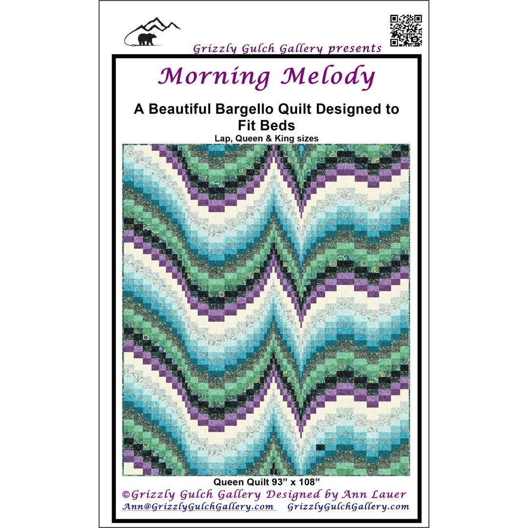 MORNING MELODY Quilt Pattern - Grizzly Gulch Gallery - Ann Lauer ...