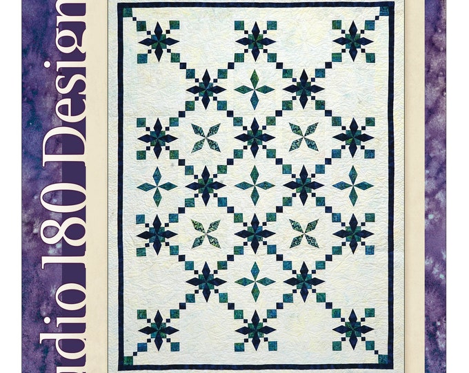 EMERALD ISLE Quilt Pattern Running W/ Scissors Studio 180 Design River ...