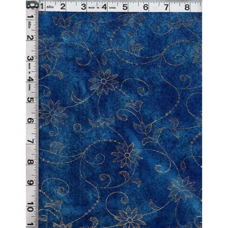 TCI Flannel Batik Fabric Moonlight Textures Floral Scroll - Etsy