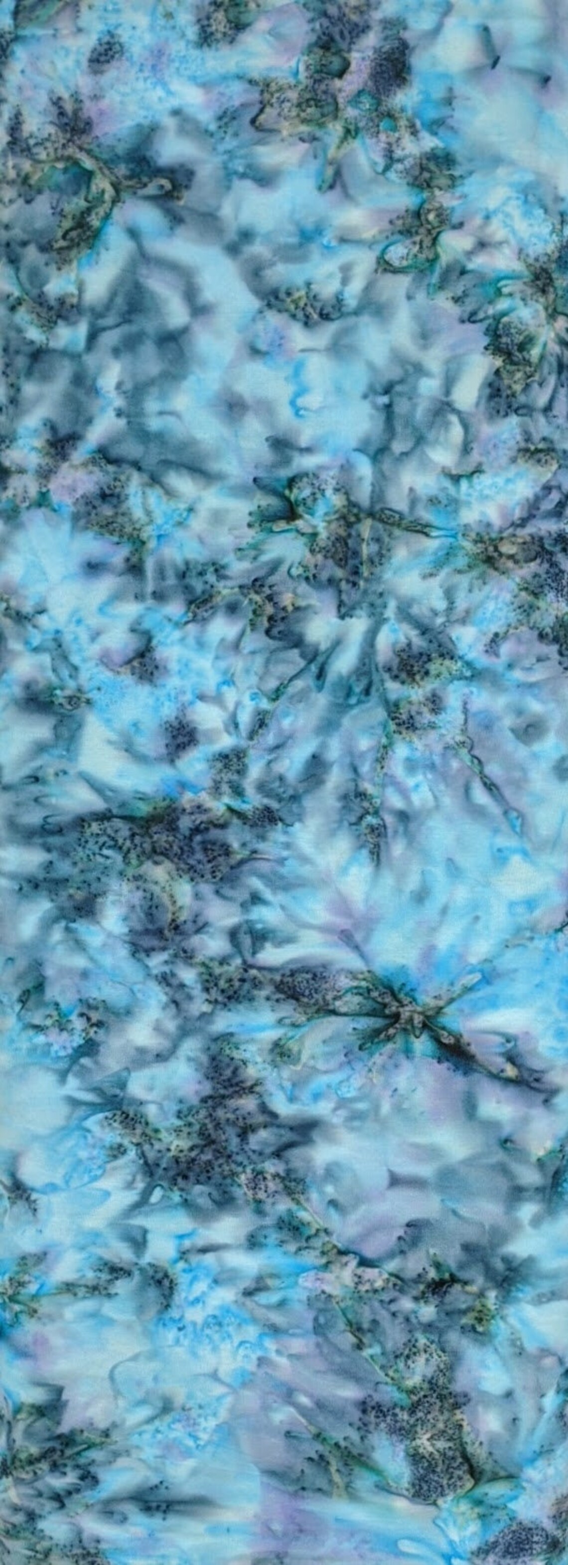 Batik Textiles - 5012 - Turquoise Black Purple Watercolor - Blender ...