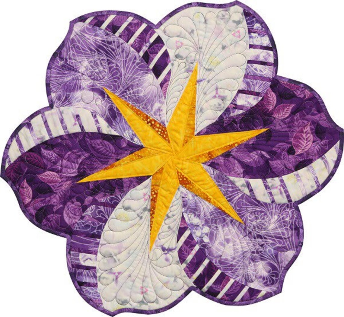 AFRICAN VIOLETS Foundation Paper Piecing Pattern Judy - Etsy