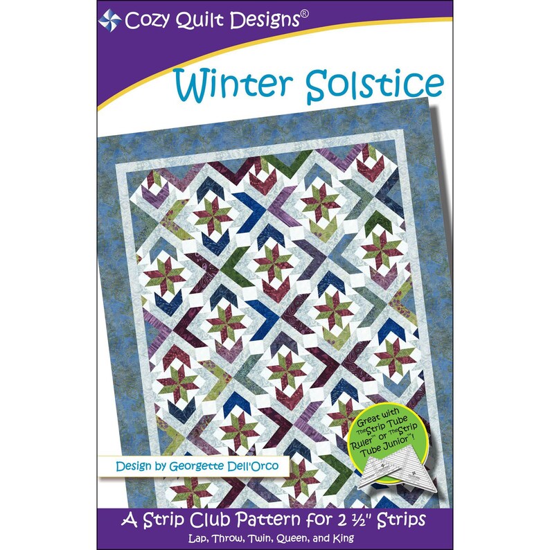 WINTER SOLSTICE Quilt Pattern Georgette Dell'orco Cozy - Etsy